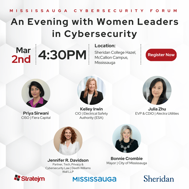 Sheridan and Mississauga-based Stratejm partner to host women leaders in cybersecurity forum ...